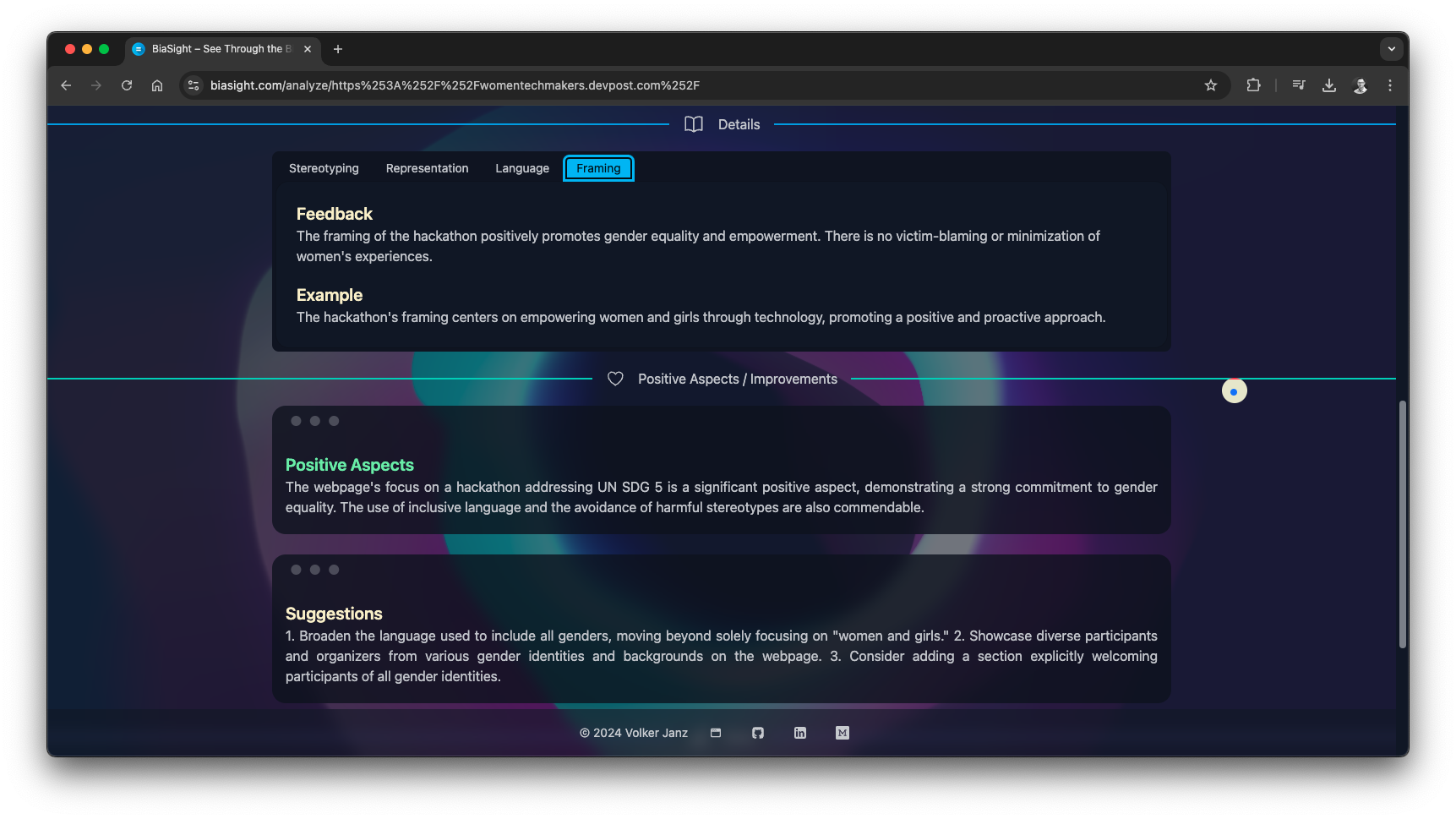 BiaSight – Words Matter | Devpost
